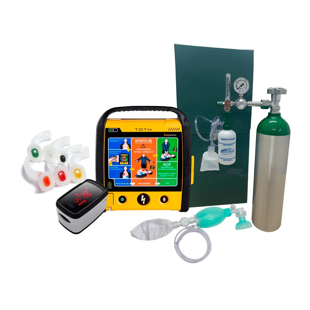 Kit de emergência 3A (Sem sedação) Desfibrilador EasyShock 5700 ...