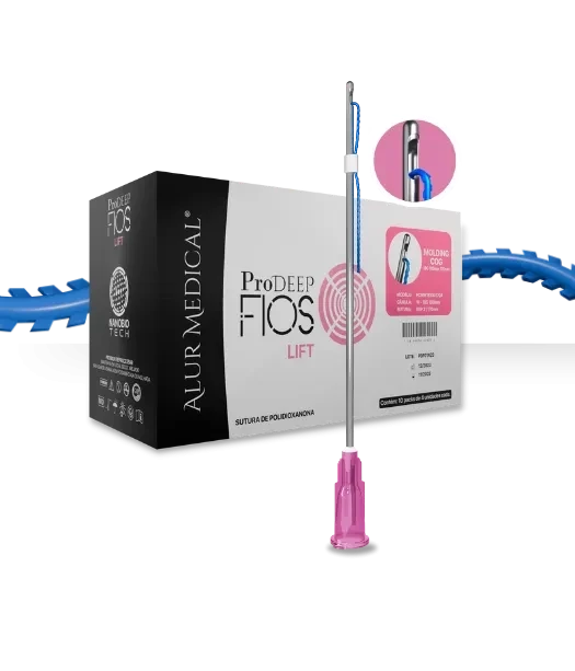 Fio de PDO Molding Cog 18G-100-170mm - Prodeep Fios Lift - 4un - Alur | Equipamentos Médicos Online