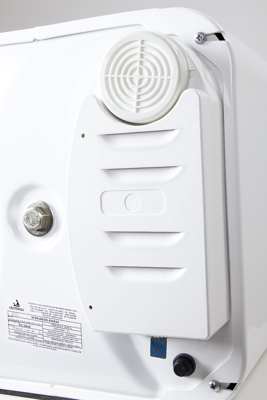 Autoclave Vitale Class CD 21 Litros INOX - Cristófoli | Equipamentos ...